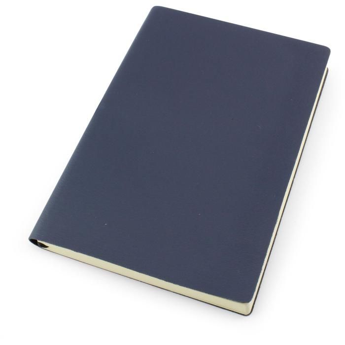 Promotional Black Recycled Eleather A5 Flexi Notebook from Fluid ...