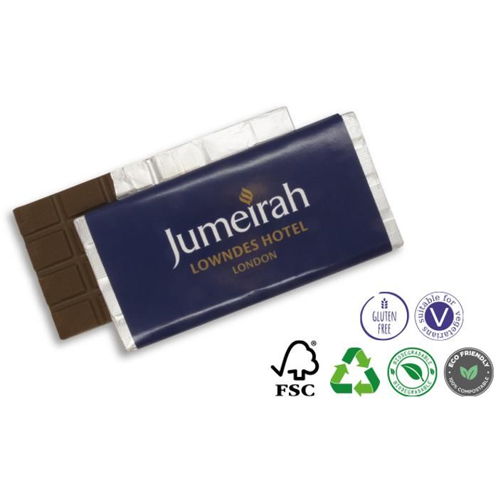 Promotional 90G Chocolate Bar from Fluid Branding | Chocolate