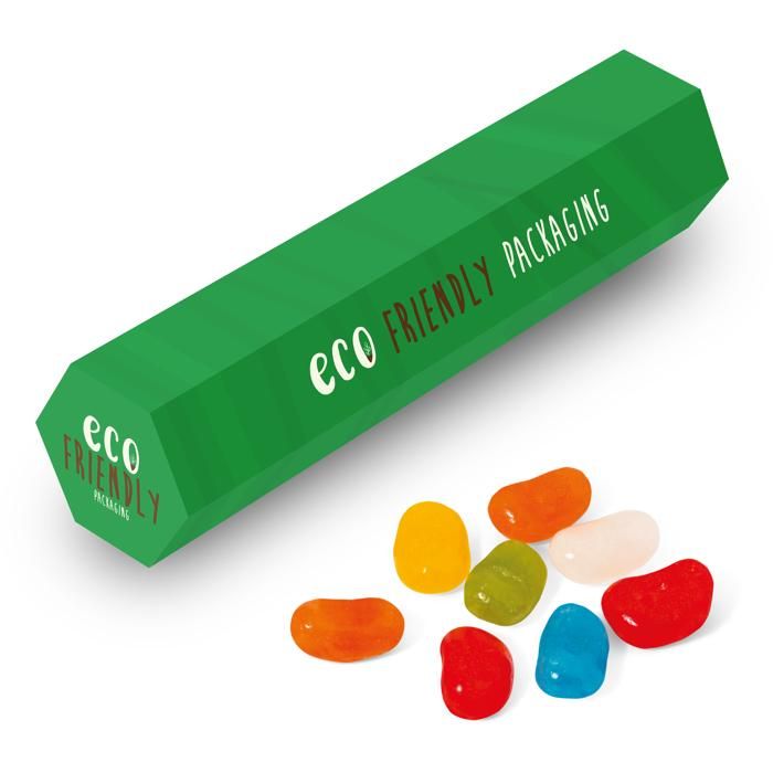 Promotional Eco Range – Eco Hex Tube - Jolly Beans from Fluid Branding ...