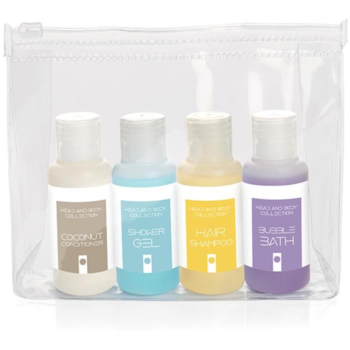 Promotional Weekend Travel Toiletry Set In A Bag from Fluid Branding ...