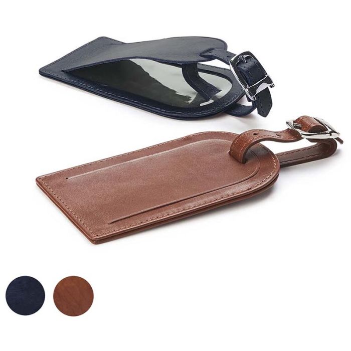 Promotional Sandringham Nappa Leather Luggage Tag from Fluid Branding ...