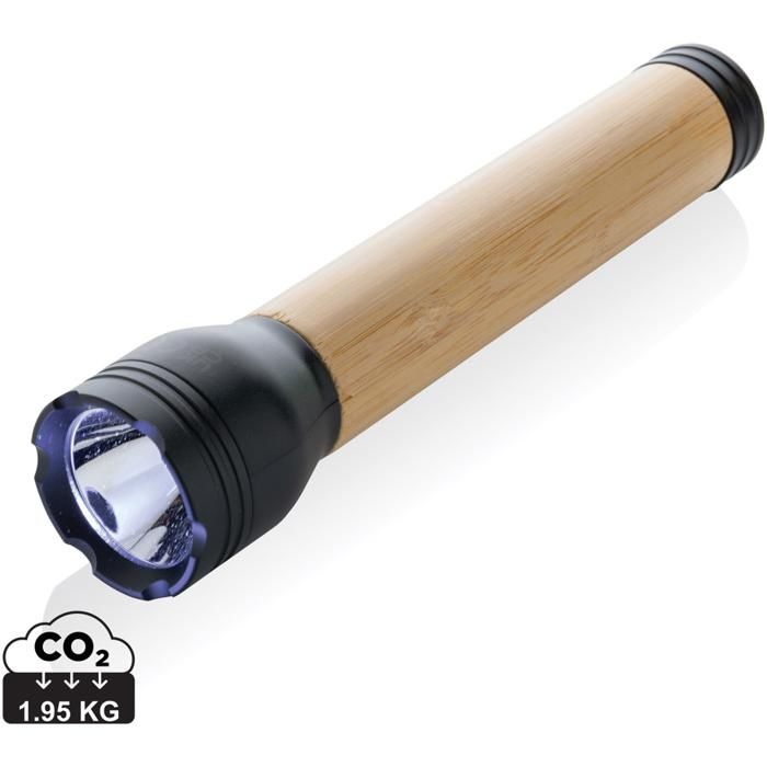 Promotional Lucid 5W RCS Certified Recycled Plastic & Bamboo Torch from ...