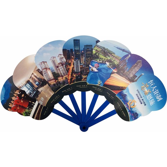 Promotional Plastic Folding Paddle Fan from Fluid Branding | Travel ...