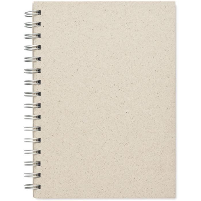 Promotional Grass Book A5 Grass Notebook 80 Lined from Fluid Branding | Notebooks