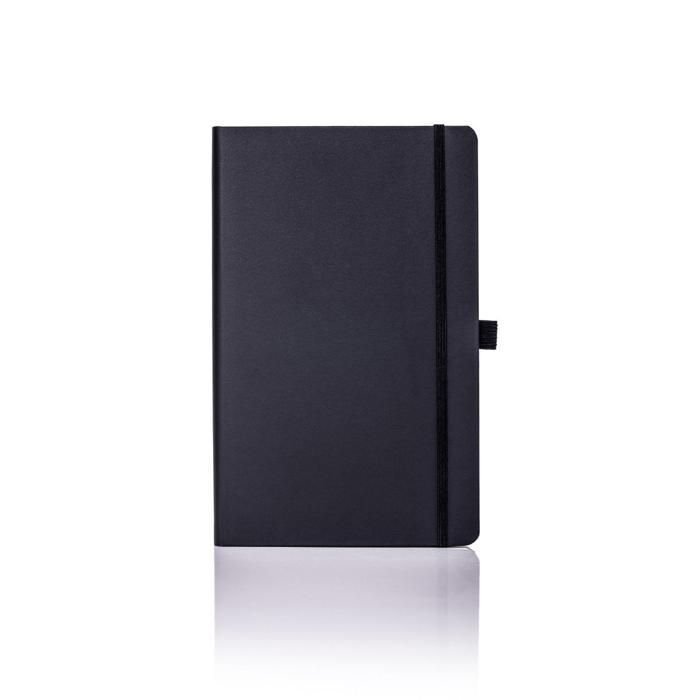 Promotional Matra Medium Graph Notebook - Black from Fluid Branding ...