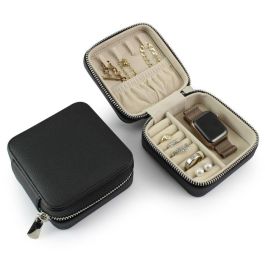 Promotional Eco Zipped Jewellery Box In Black from Fluid Branding ...