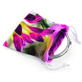 Promotional Compact Mirror Pouch from Fluid Branding | Mirrors