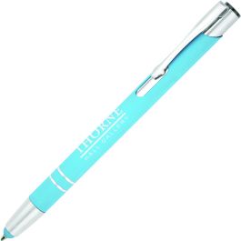 Promotional Beck Soft Stylus Ball Pen from Fluid Branding | Metal Pens
