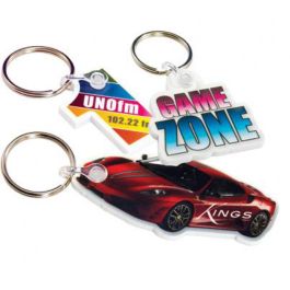 Promotional Acrylic Keyrings from Fluid Branding | Metal Keyrings